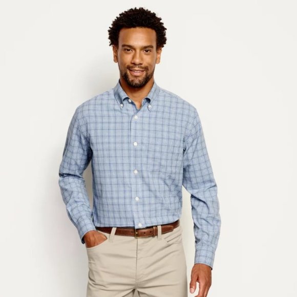 Michael Kors | Shirts | Euc Michael Kors Brown Label Tailored Fit Blue ...